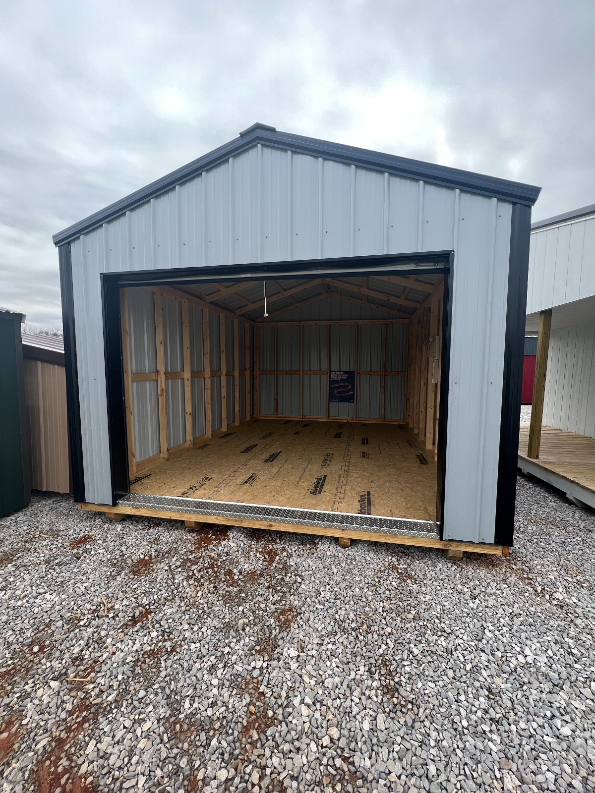 12 x 16 Metal Utility Garage Shed