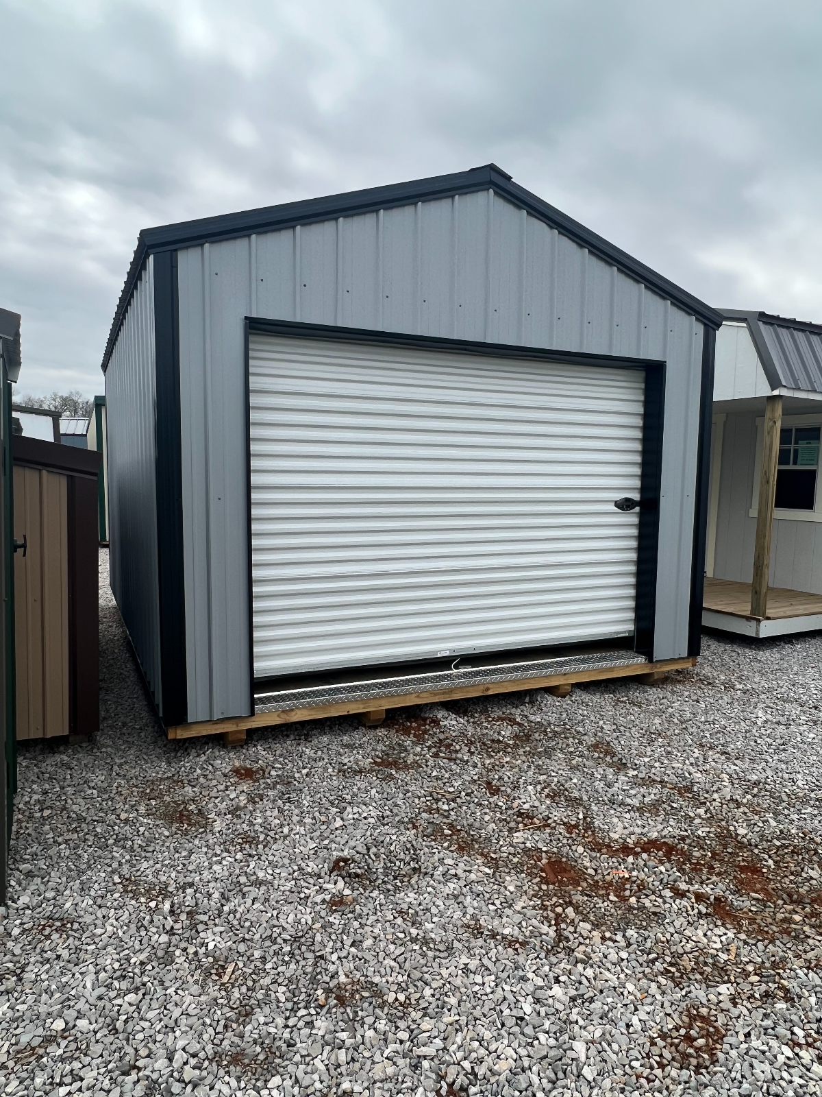 12 x 16 Metal Utility Garage Shed